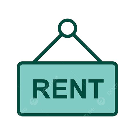 Renting Clipart Hd Png Rent Icon In Trendy Style Isolated Background