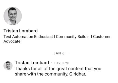 Feedback Giridhar Rajkumar