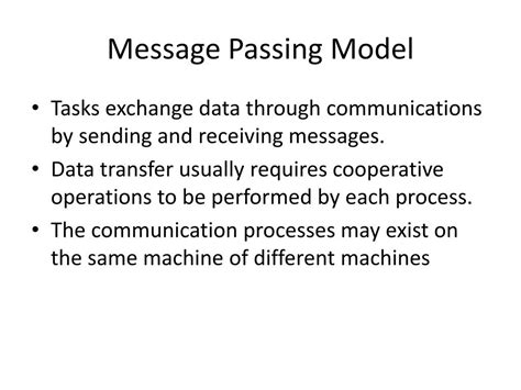 Ppt Parallel Programming Models Powerpoint Presentation Free