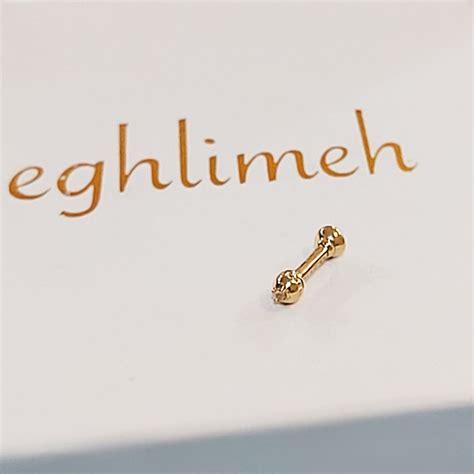 پیرسینگ بینی طلا 18 عیار Ht374