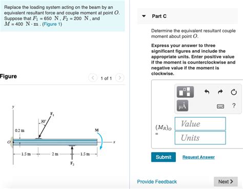 Solved Part A Replace The Loading System Acting On The Beam Chegg