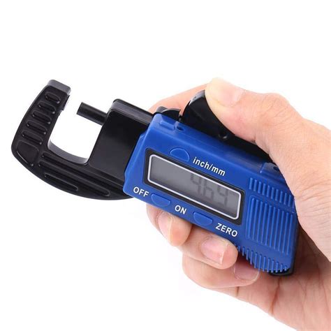 Digital LCD Display Measuring Thickness Gauge Caliper 0 12mm Inch Millimeter EconoSuperStore