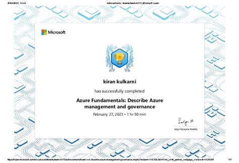 Kiran Kulkarni On Linkedin Im Happy To Share That Ive Obtained