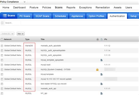 Set Up Mysql System Record Template