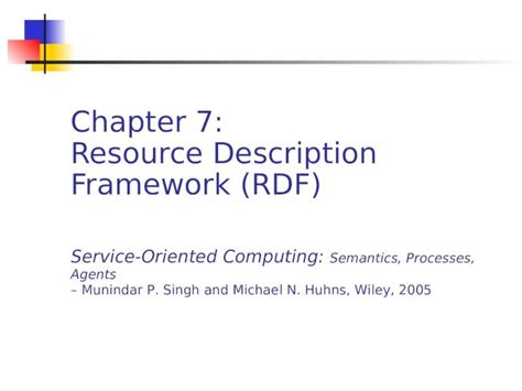 Ppt Chapter 7 Resource Description Framework Rdf Dokumentips
