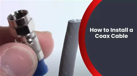 How To Install A Coax Cable Fix Up Blueprint