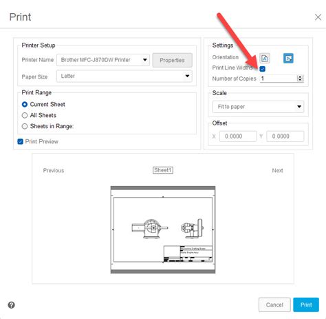 Solved Drawing Line Thickness Does Not Persist To Print Autodesk