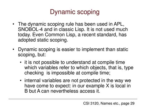 names binding scope type checking ppt download