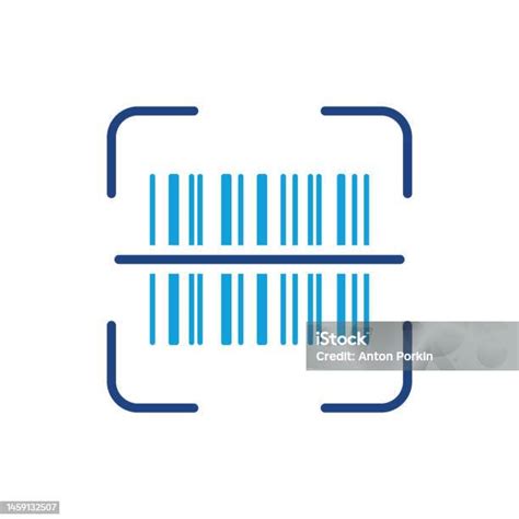 스캔 바코드 라벨 라인 아이콘 바코드 태그 스캐너 컬러 선형 픽토그램 제품 정보 식별 개요 아이콘입니다 디지털 스캐닝 기술 편집 가능한 획 고립된 벡터 그림 Qr코드에 대한