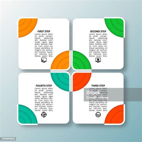 추상 3d 종이 인포 그래픽 비즈니스 템플릿 벡터 일러스트레이션 3차원 형태에 대한 스톡 벡터 아트 및 기타 이미지 3차원