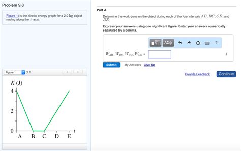 Solved Problem 9 8 Part A Figure 1 Is The Kinetic Energy
