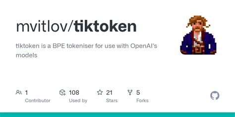 Tiktokenlibtiktokendart At Master · Mvitlovtiktoken · Github