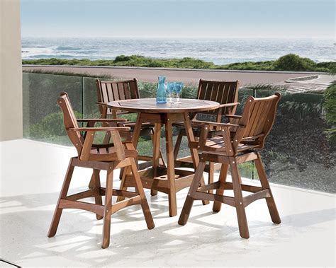 Heritage 41″ Capri Round Hi Dining Table Great Bay Spa And Sauna