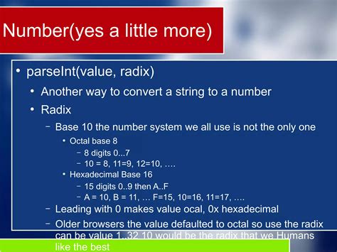 Javascript Data Types Ppt