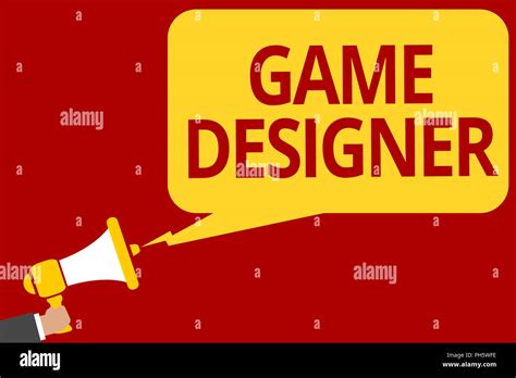 Handwriting Text Writing Game Designer Concept Meaning Campaigner