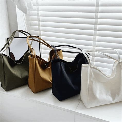 [1 1할인 4color] 무지 데일리 숄더백 가벼운 가방 대학생 기본템 아이패드 쇼퍼백 장바구니 에코백 에이블리