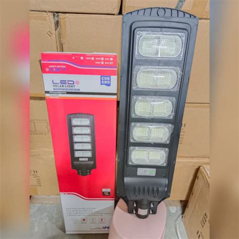 Jual Lampu Jalan Led All In One W W Solar Sel Panel Surya Matahari Tiang U Bolt