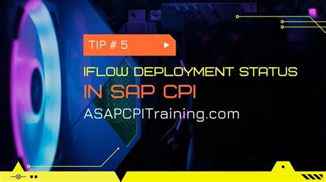 Integration Tip Quick View Of Iflow Deployment Status Monitor CPI Artifacts SAP CPI