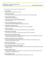 CSE Study Guide For Midterm 1 CSE005 Intro To Computer Applications Lab Review For Exam 1