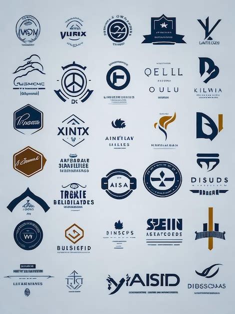 Conjunto De Logotipos Colección De Ideas De Marca Moderna Y Creativa