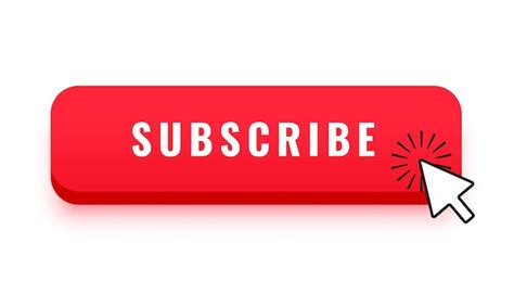 botão inscreva se e siga me para o seu canal do youtube vetor vetor