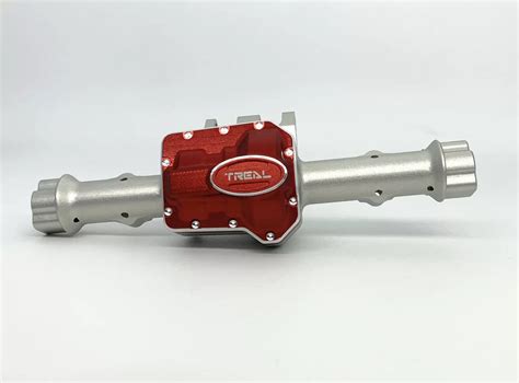 Treal Hobby X002rkyfdp Silver Aluminum Rear Axle Housing Trx 4 V2