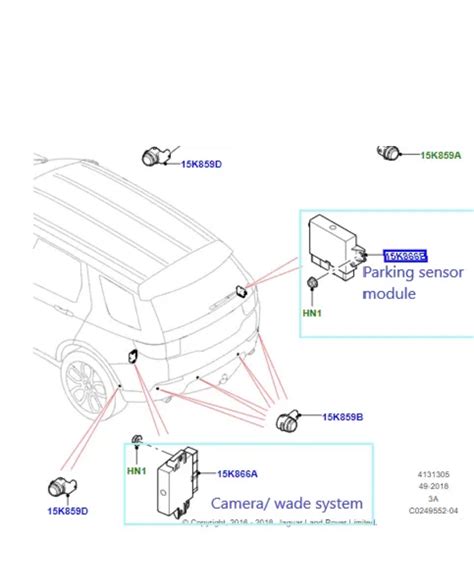 Parking Sensor Module Location Discovery Sport Forum
