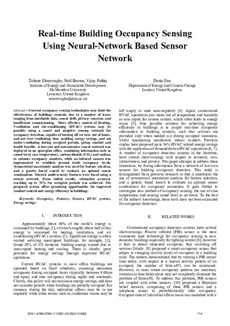 pdf real time building occupancy sensing using neural network based sensor network