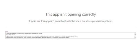 CoE Starter Kit BUG Admin Command Center Blocked With DLP Even Settings Are Right Issue