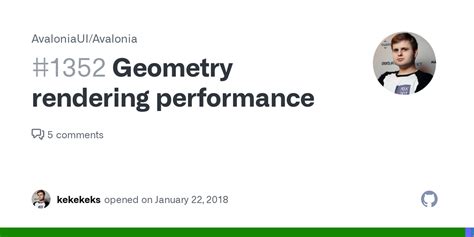 Geometry Rendering Performance · Issue 1352 · Avaloniauiavalonia · Github