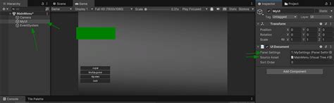 Ui Document In Unity 6 Buttons Doesnt Works Getting Started Unity