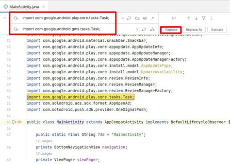 Java Play Console Warning Update Your Play Core Maven Dependency To