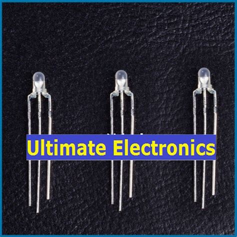 100pcs Common Cathode Anode 3mm Led Dissfused Two Grandado