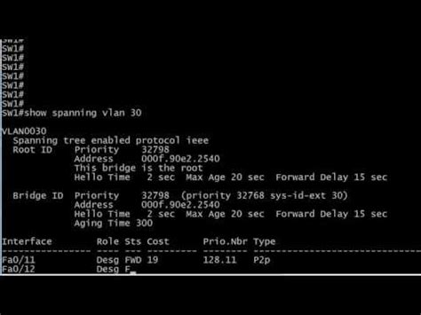 XYZ NETWORK STP Timers And Port States