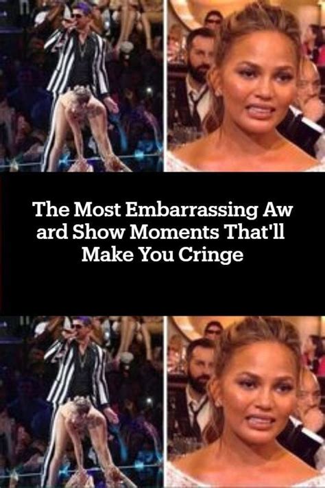 The Most Embarrassing Award Show Moments That Ll Make You C Artofit