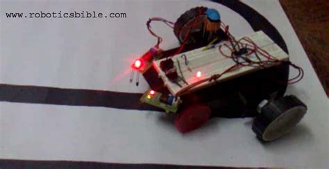 Simple Line Following Robot Circuit Diagram