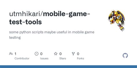 GitHub Utmhikari Mobile Game Test Tools Some Python Scripts Maybe Useful In Mobile Game Testing