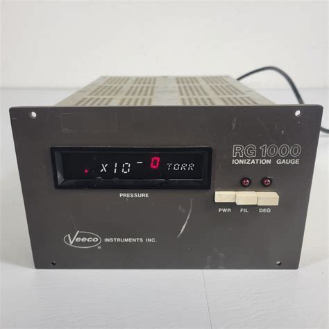 Veeco Instruments Rg1000 Ionization Gauge Power Supply Controller High
