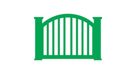 Premium Vector Sleek And Minimal Gate Symbol Vector