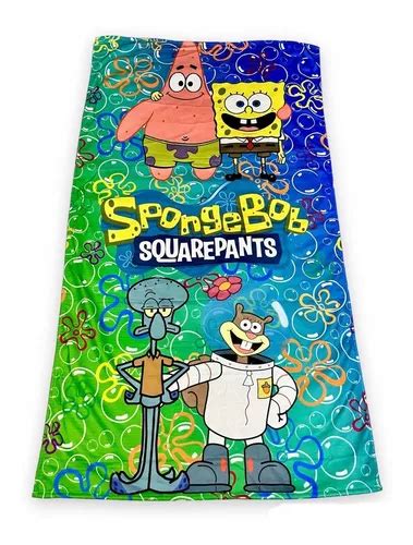 Toalla De Baño Bob Esponja Meses Sin Intereses
