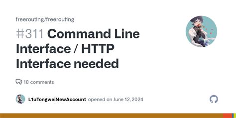 Command Line Interface Interface Needed · Issue 311