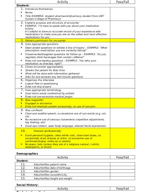 Faculty OSCE Grading Doc Template PdfFiller