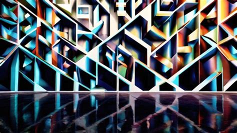 Futuristic Metallic Structure Interior Premium Ai Generated Image