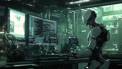 Advanced Robotics In High Tech Laboratory Focusing On Autonomous