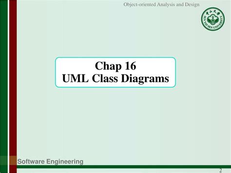 Ppt Chap 16 Uml Class Diagrams Powerpoint Presentation Free Download
