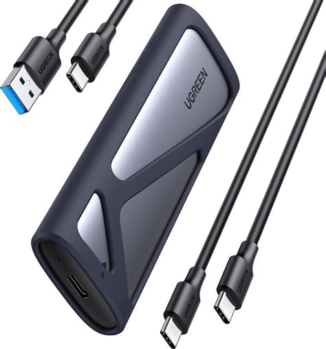 Ugreen M 2 Nvme Ssd Enclosure 40gbps Nvme Enclosure With Cooling Fan Aluminum M 2 Enclosure