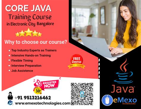 Core Java Course In Electronic City Bangalore Template Postermywall
