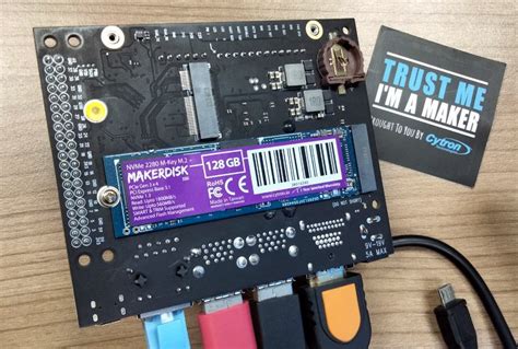 NVMe M M Key MakerDisk SSD GB Preloaded With RPi OS