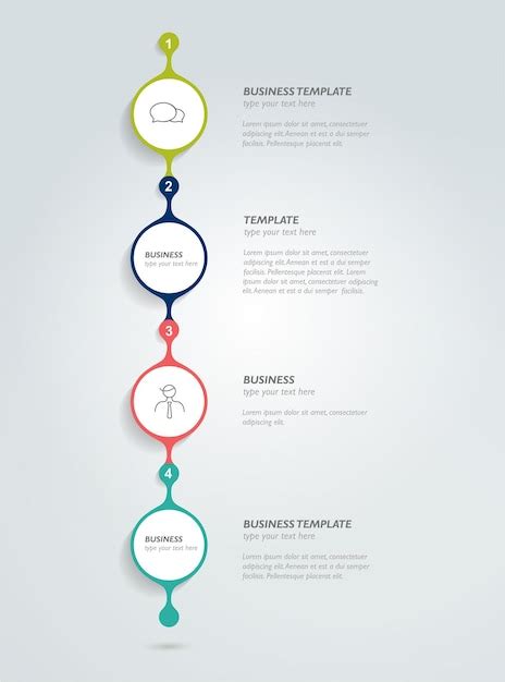 Premium Vector Timeline Infographic Template Vector Circle Banner