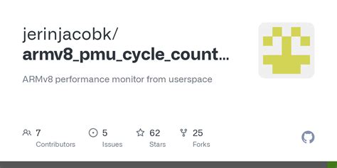 Github Jerinjacobkarmv8pmucyclecounterel0 Armv8 Performance Monitor From Userspace